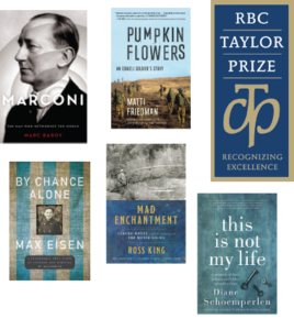 Marconi shortlisted for RBC Taylor Prize - Marc Raboy